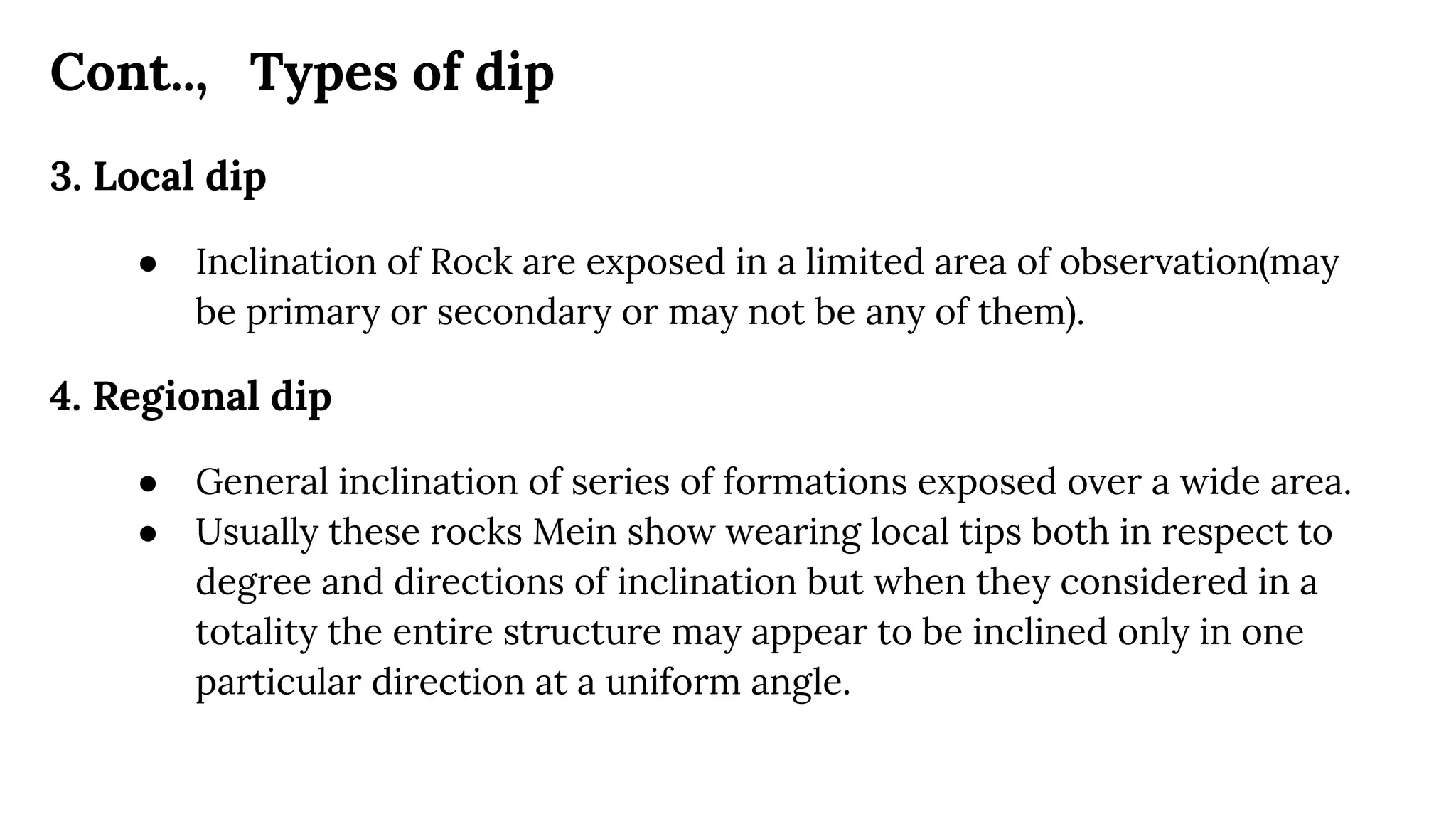 Dip strike outliers and inliers | PDF