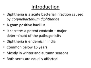 Diptheria | PPTX