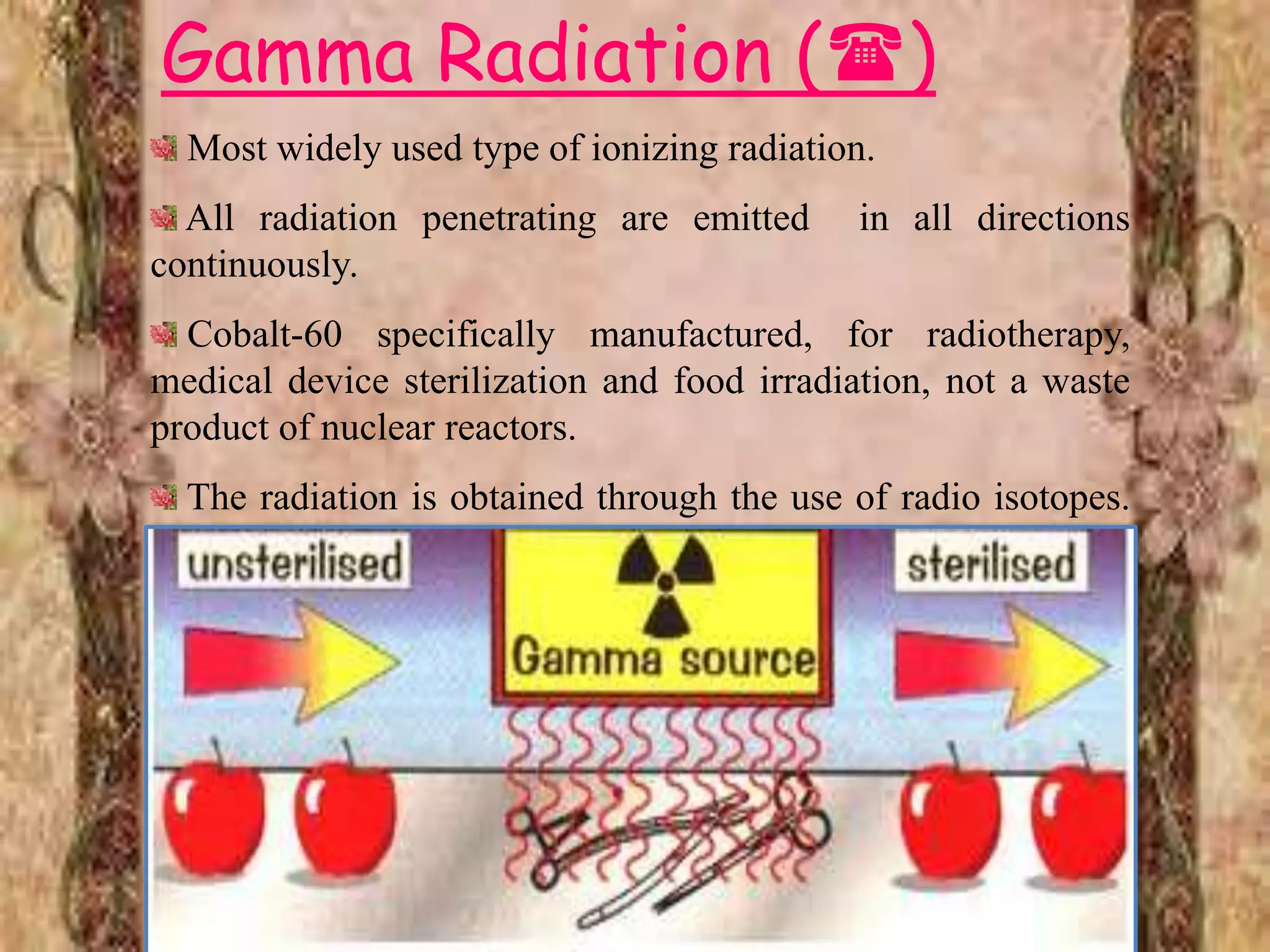 Irradiation in foods processing | PPTX