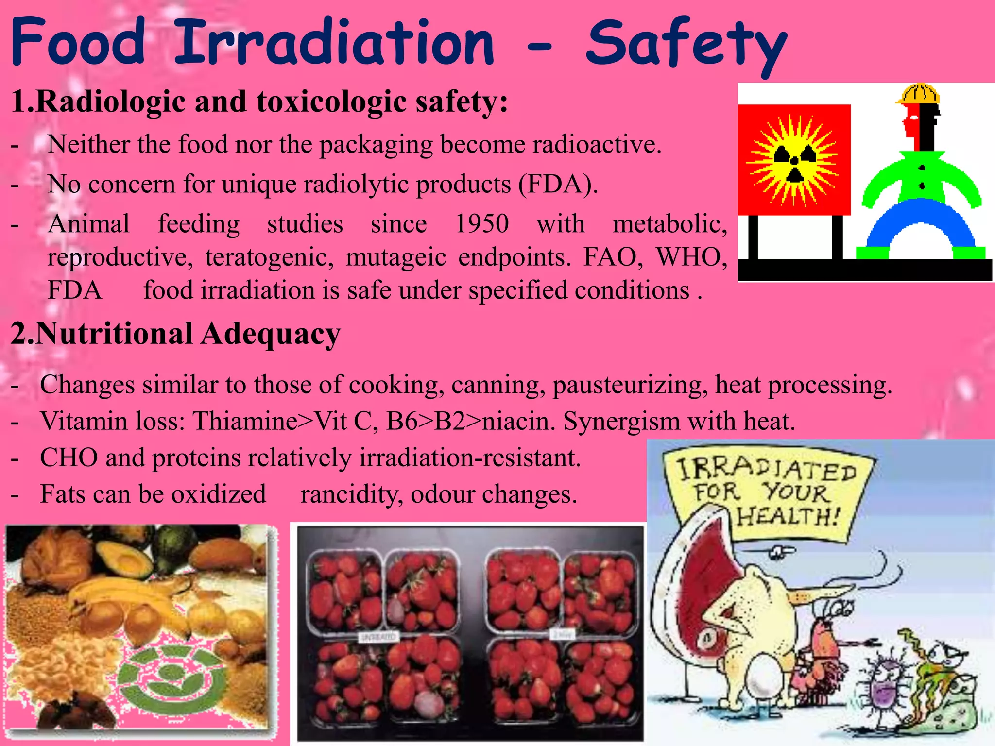 Irradiation in foods processing | PPTX