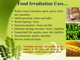 Irradiation in foods processing | PPTX