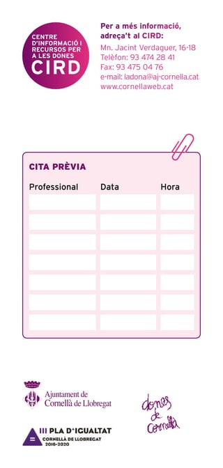 Diptic cird web | PDF