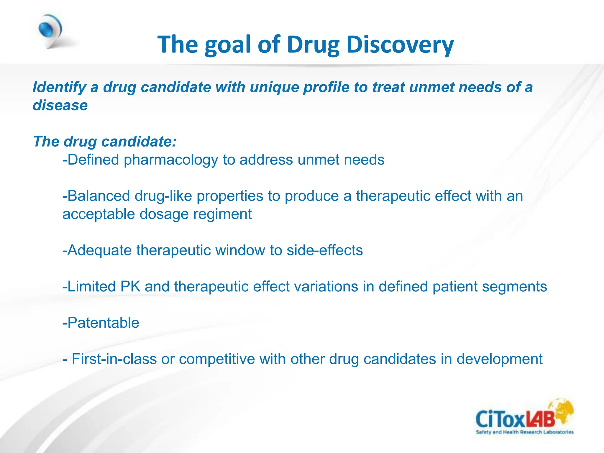 Drug discovery proccess in a nutshell v1 | PDF
