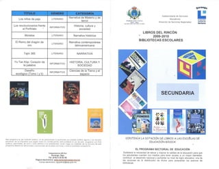 Diptico secundaria | PDF