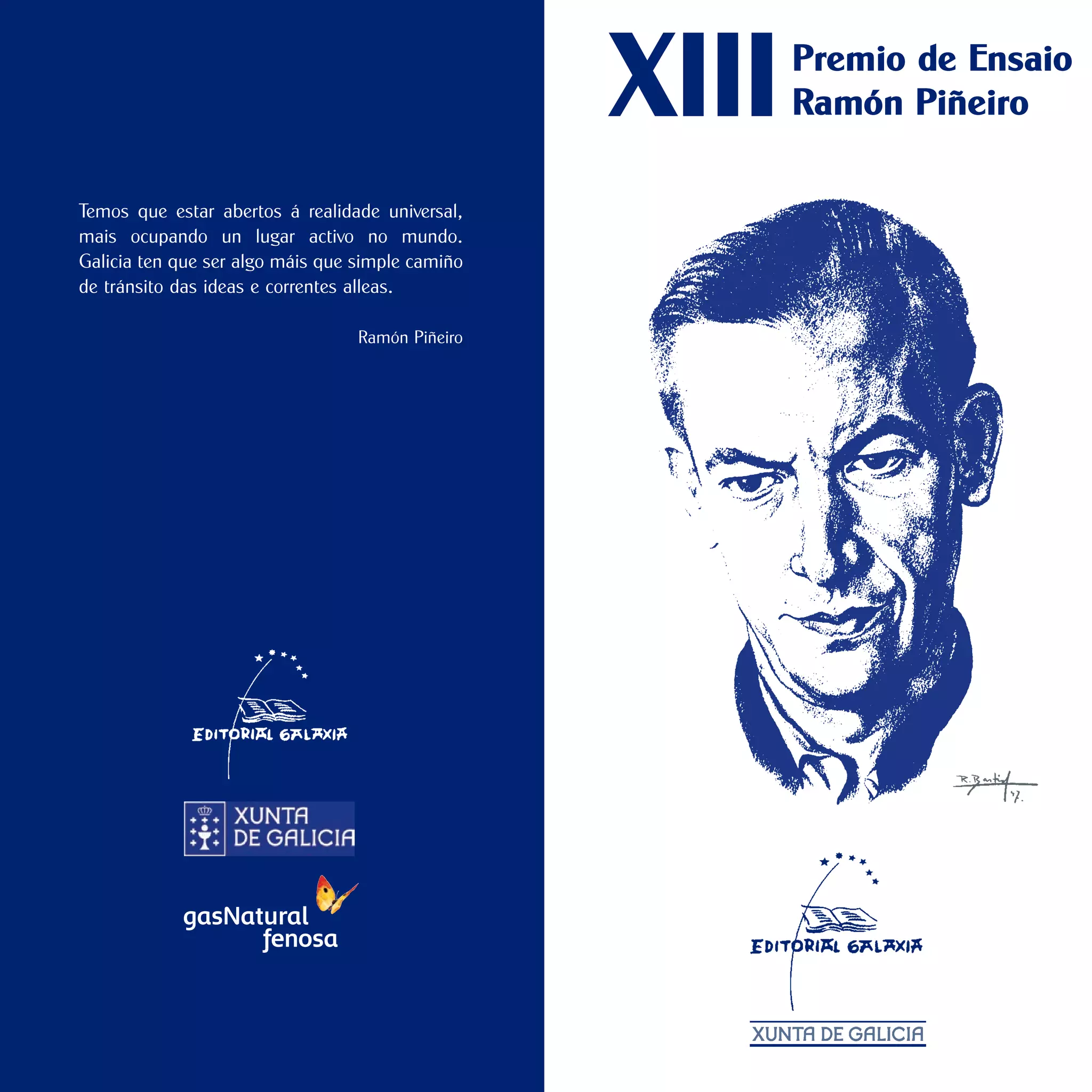 Díptico XIII premio Ramón Piñeiro 2013 | PDF