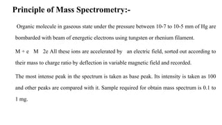 MASS SPECTROSCOPY.pptx by Pranav Lendhey | PPTX