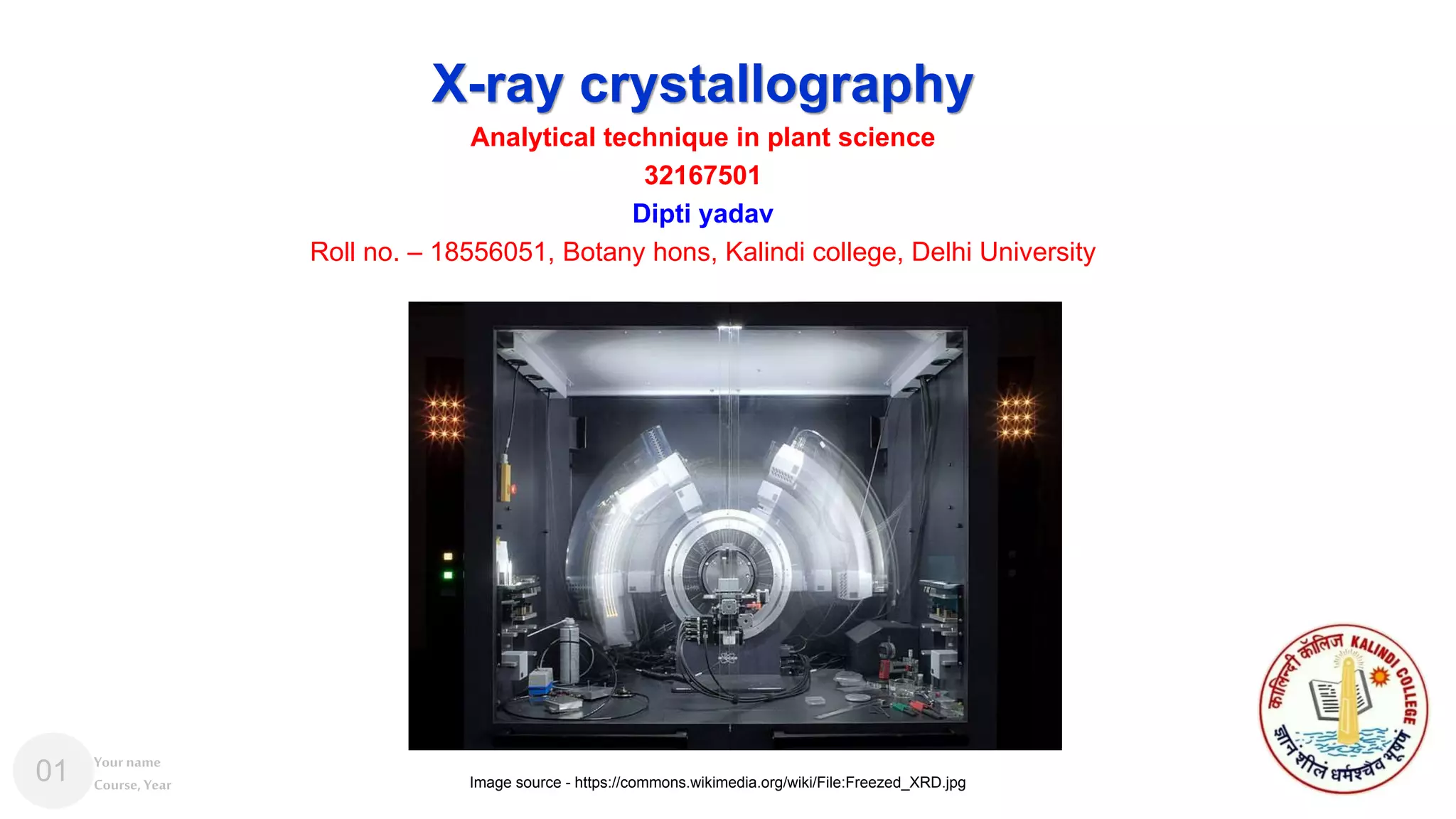 Dipti_X ray crystallography (1).pptx