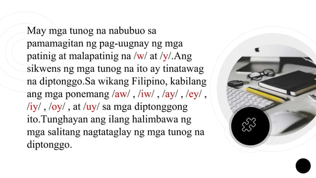Diptonggo sa-filipino | PPTX