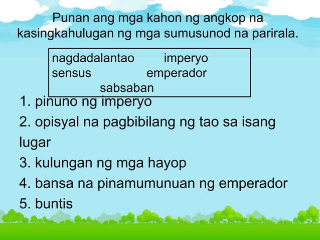Diptonggo filipino | PPT