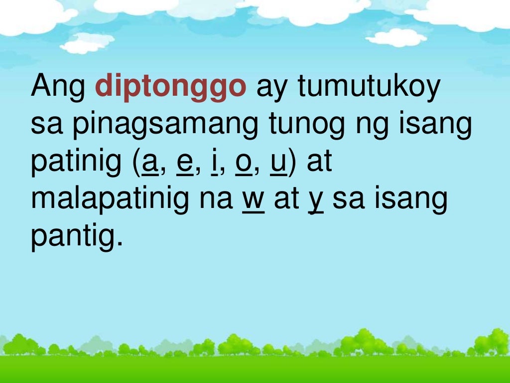 Diptonggo filipino