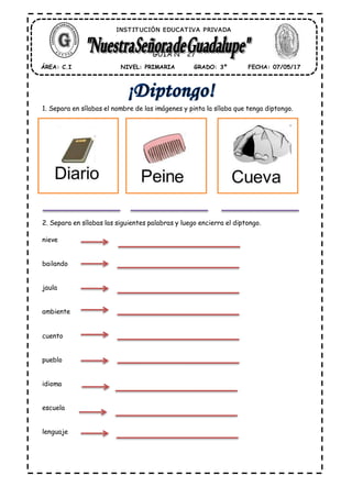 Diptongo | DOCX