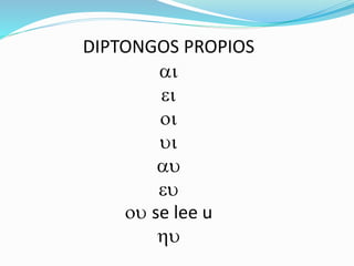Diptongos | PPTX