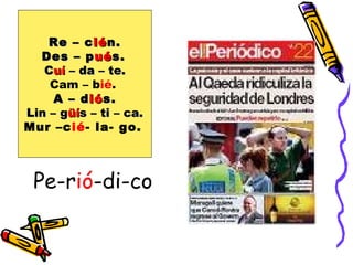 Diptongos E Hiatos | PPT