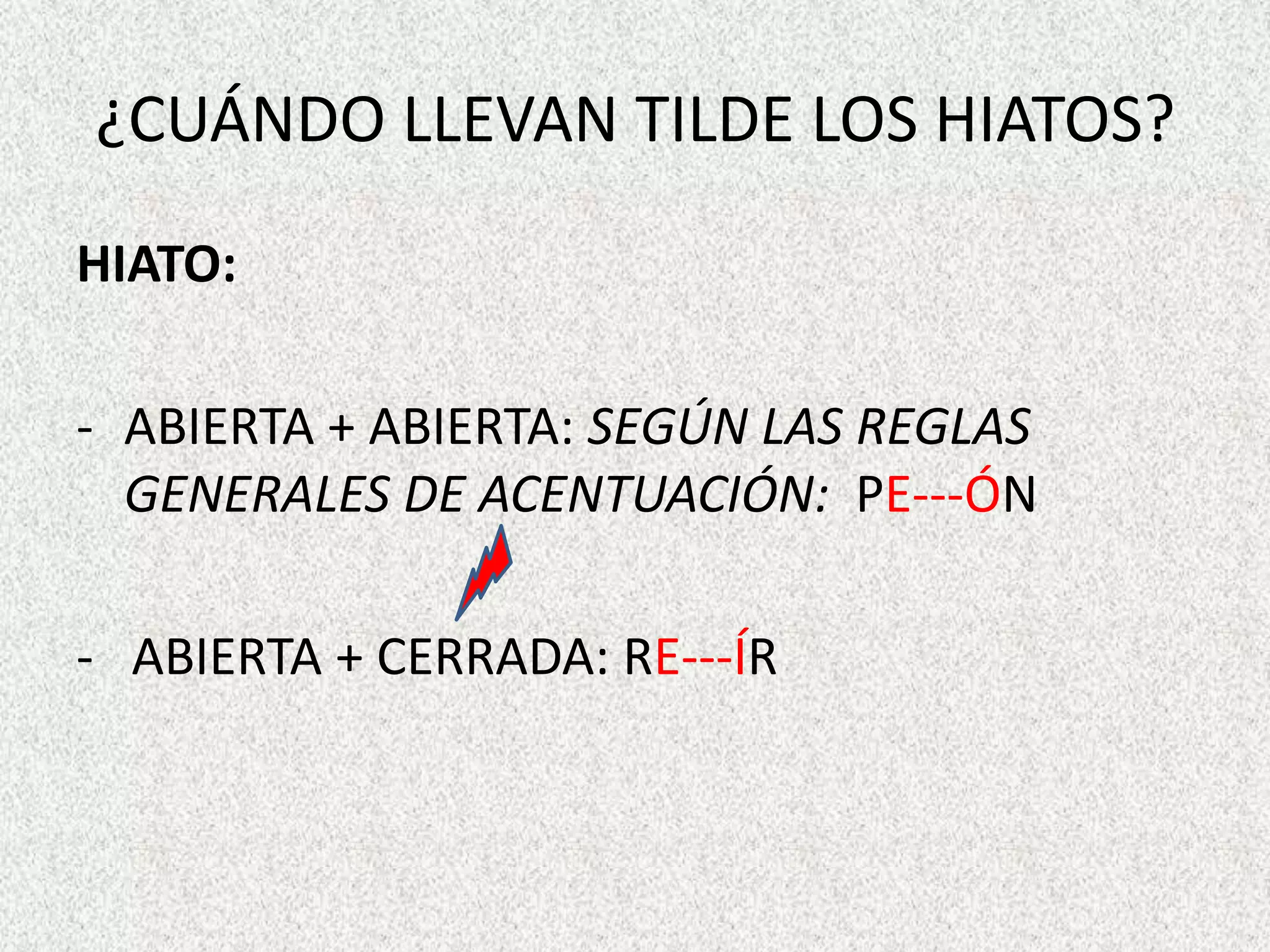 Diptongos e hiatos | PPTX