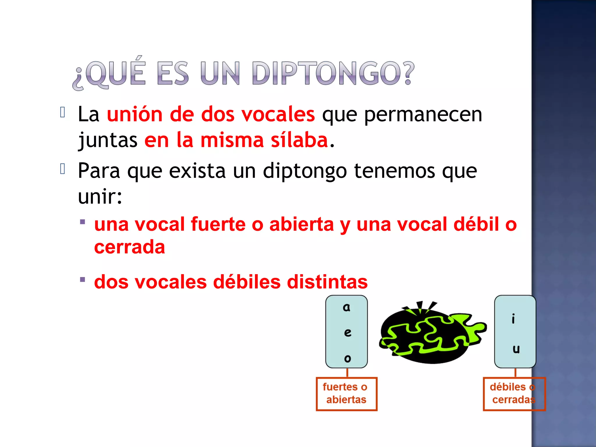 Diptongos e hiatos | PPT