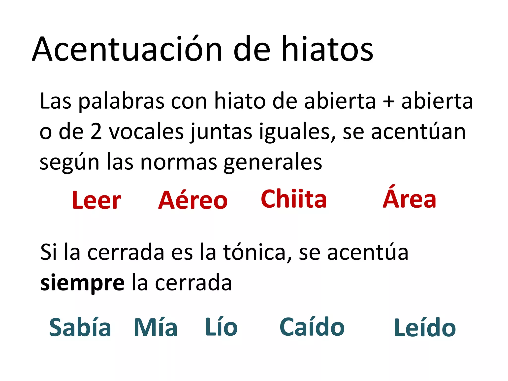 Diptongos e hiatos | PPTX