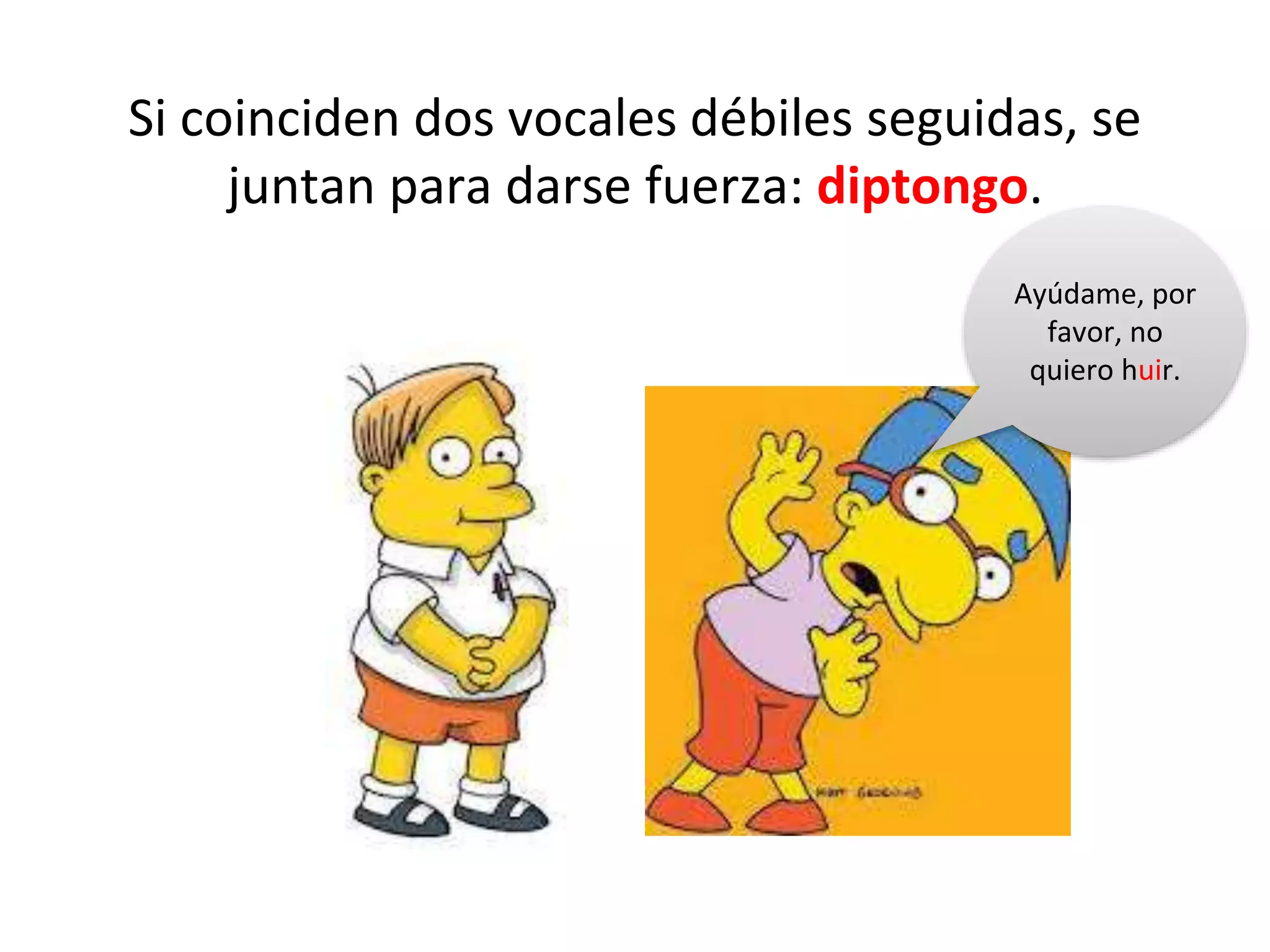 Diptongos e hiatos con comics | PPTX
