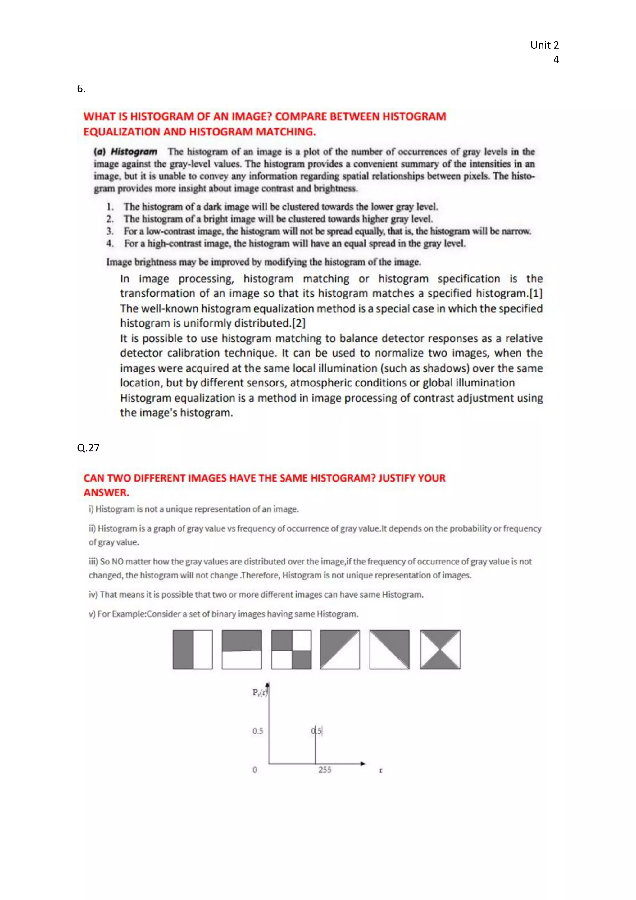 TYBSC (CS) SEM 6- DIGITAL IMAGE PROCESSING | PDF