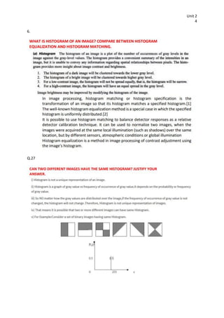 TYBSC (CS) SEM 6- DIGITAL IMAGE PROCESSING | PDF
