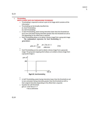 TYBSC (CS) SEM 6- DIGITAL IMAGE PROCESSING | PDF