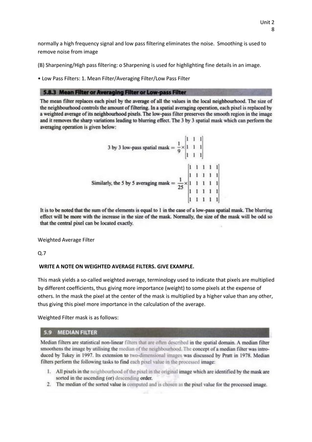 TYBSC (CS) SEM 6- DIGITAL IMAGE PROCESSING | PDF