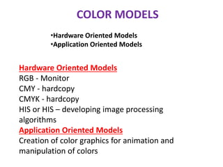 Image color models | PPT