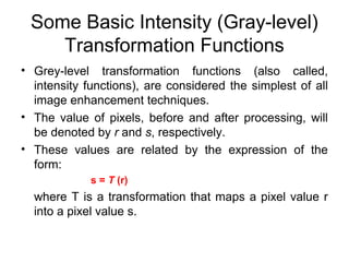Image enhancement | PPT