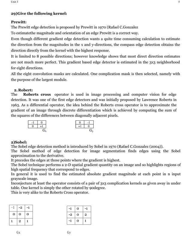 TYBSC (CS) SEM 6- DIGITAL IMAGE PROCESSING | PDF