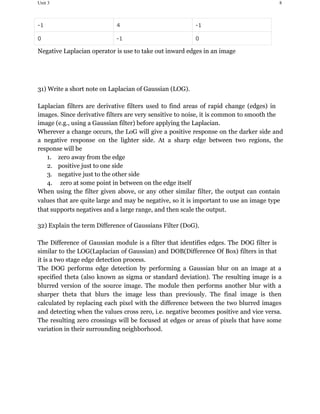 TYBSC (CS) SEM 6- DIGITAL IMAGE PROCESSING | PDF