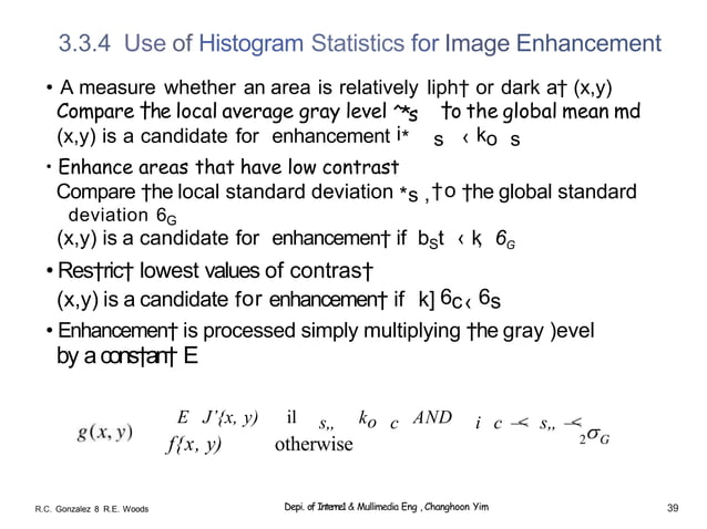 Image Enhancement in Spatial Frequency Domain | PPTX
