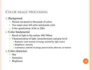 Digital Image Processing Fundamental | PPTX