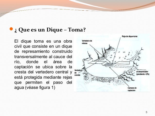 Dique toma (uni-rupap)