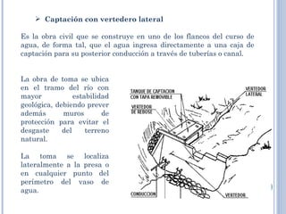 Dique con vertedero lateral | PPT