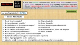 dır, dur in Turkish Language | PDF