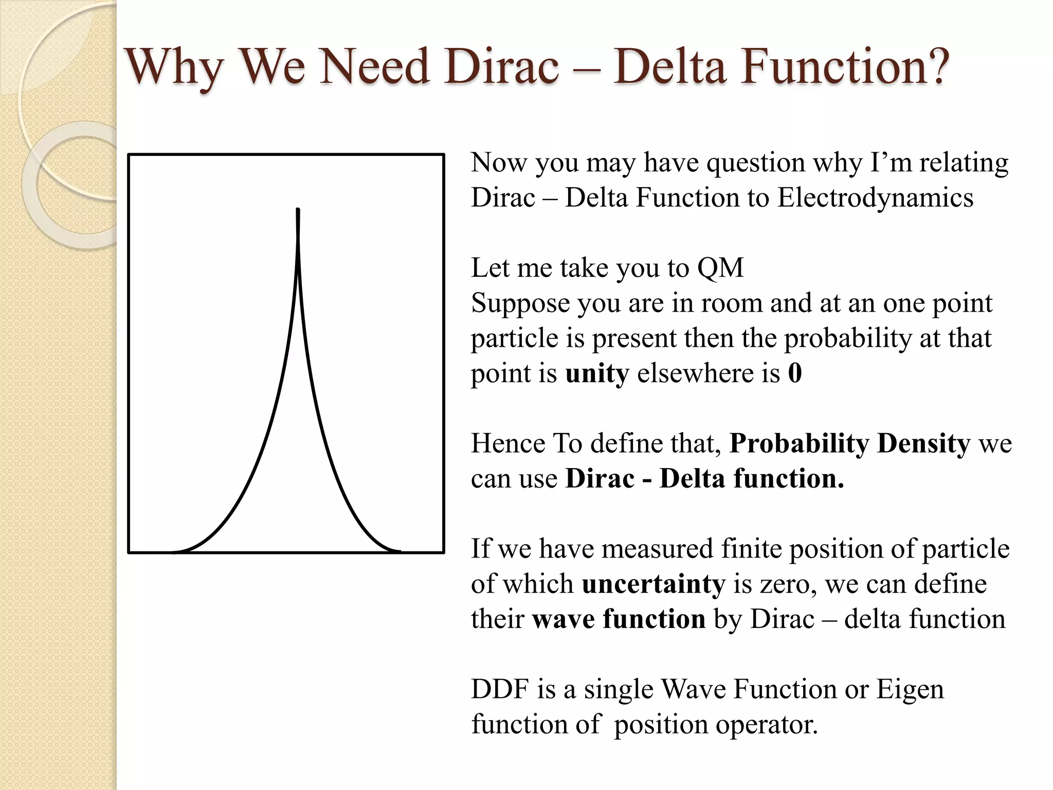 Dirac – Delta Function | PPTX