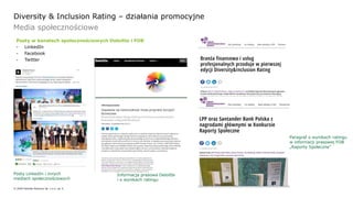 Diversity and Inclusion Rating | Prezentacja | Luty 2020 | PDF