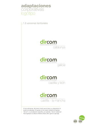 DIRCOM (Manual de Identidad Corporativa) | PDF