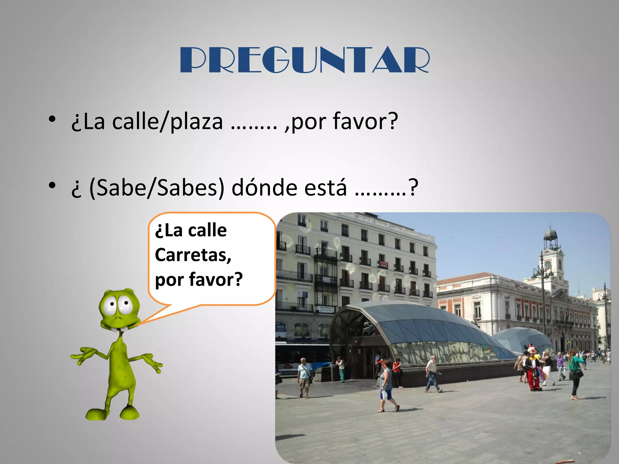 Aprende a dar y comprender direcciones en español nivel A1-A2 | PPT
