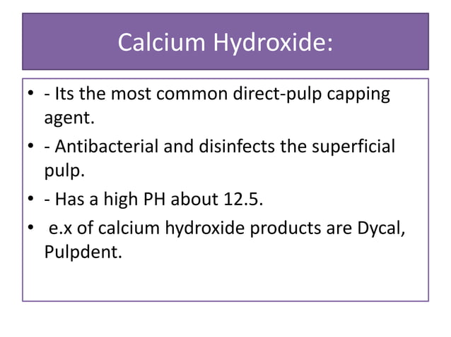 Direct and indirect pulp capping | PPTX | Dental Health | Diseases and ...