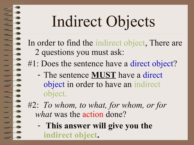 Direct and-indirect-objects-power point | PPT