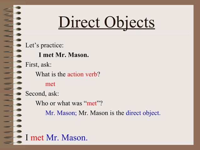 Direct and-indirect-objects-power point | PPT