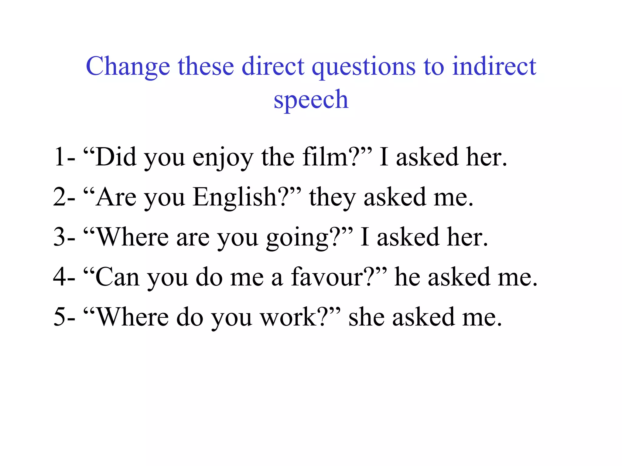 Direct and-indirect-speech | PPT