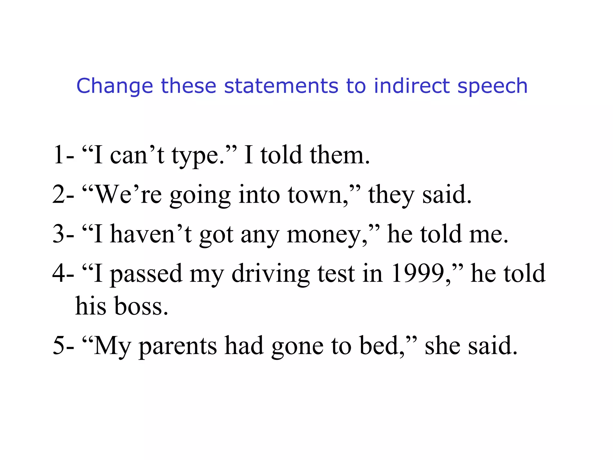 Direct and-indirect-speech | PPT