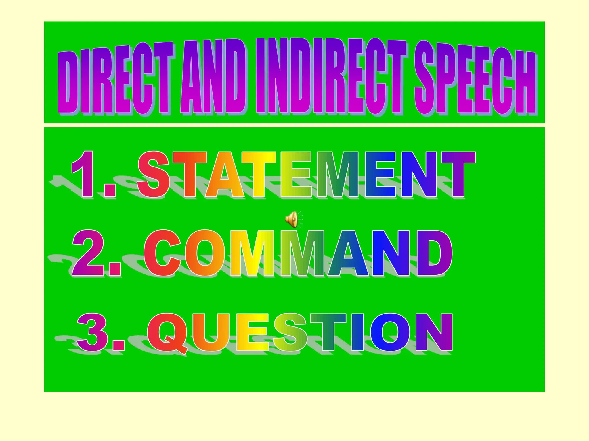 direct-and-indirect-speech-revs a grammar unit | PPT