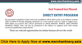 direct entry program to join merchant navy | PDF | Cruises | Travel Type