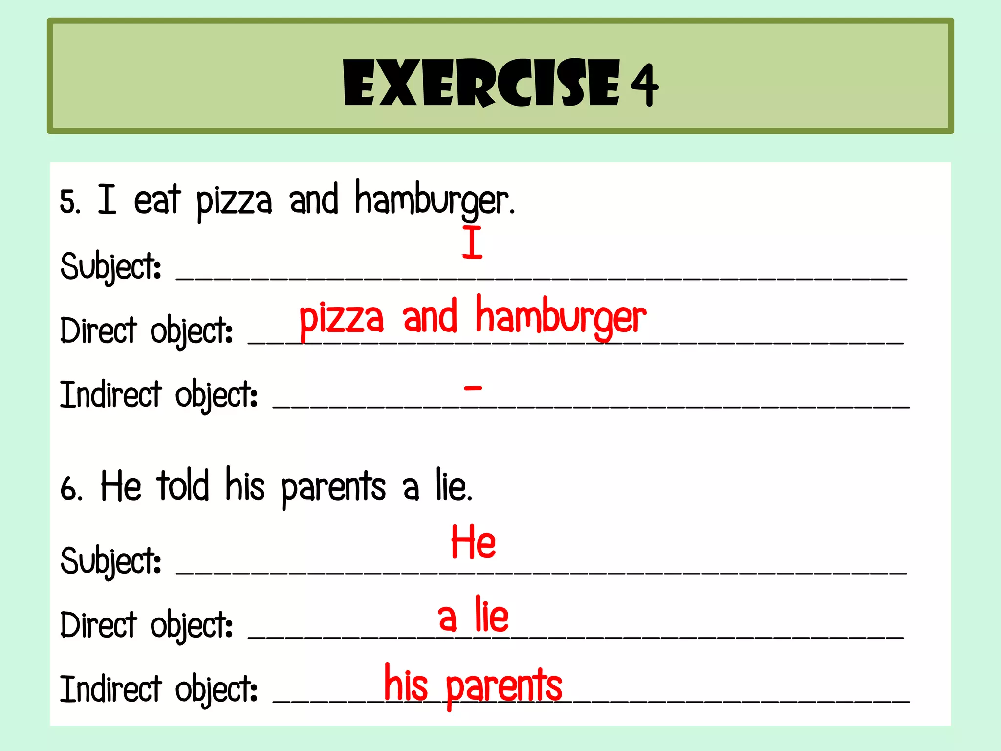 Direct indirect-object | PPT