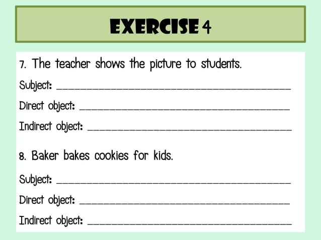 Direct indirect-object | PPT | Programming Languages | Computing