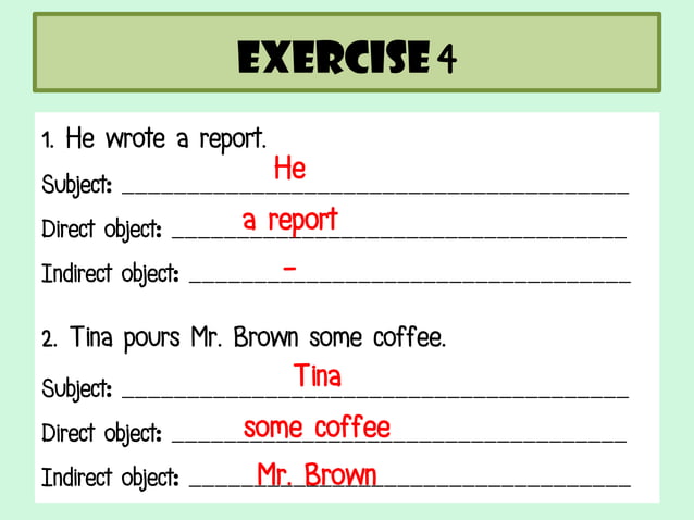Direct indirect-object | PPT | Programming Languages | Computing