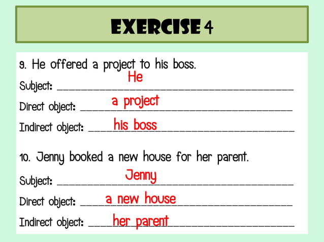 Direct indirect-object | PPT | Programming Languages | Computing