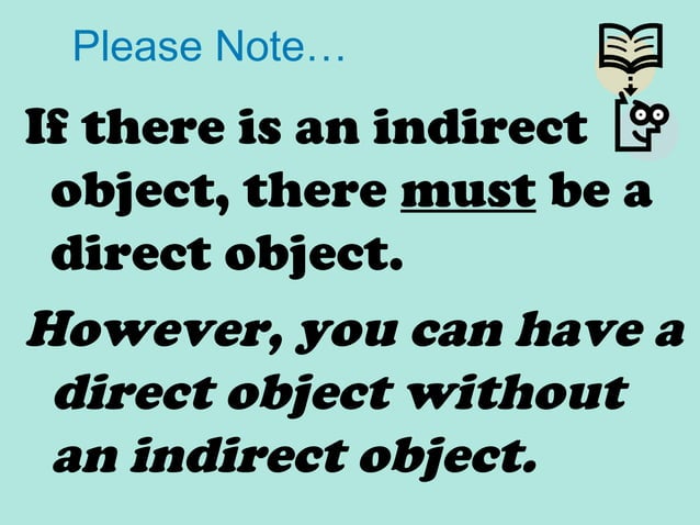 Direct indirect-objects | PPT